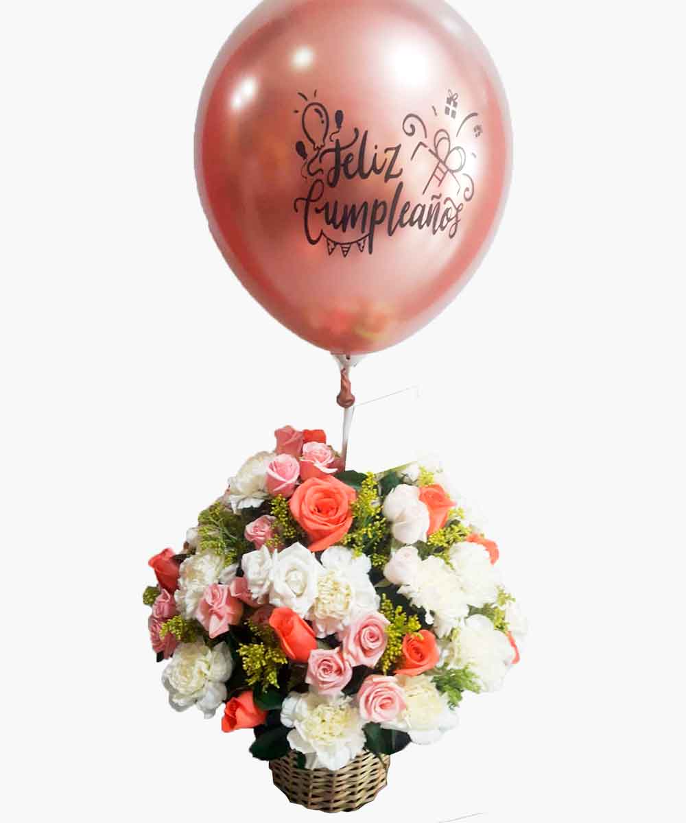 Canasta Alegría Floral Maravillas for you ️